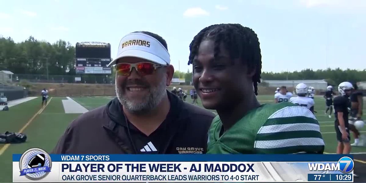 Player of the Week: Oak Grove quarterback AJ Maddox Player of the Week: Oak Grove quarterback AJ Maddox